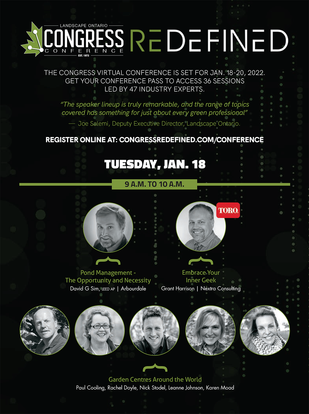 Congress Conference Redefined - Landscape Ontario Congress Conference Redefined - Landscape Ontario